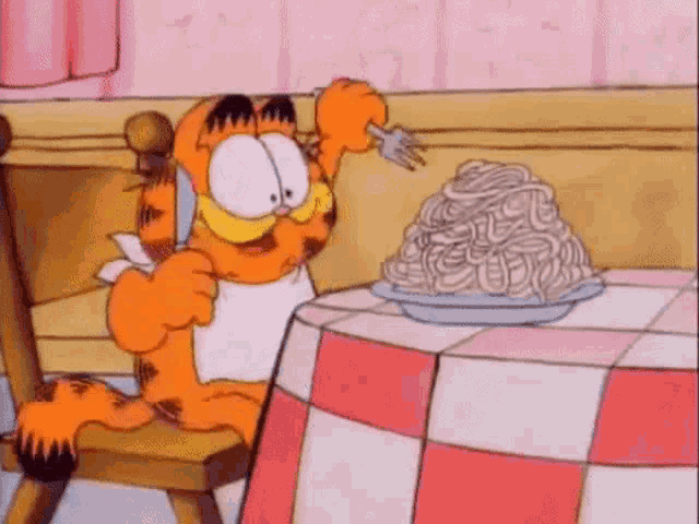 Garfield Spaghetti Garfield Spaghetti Pasta Discover And Share S