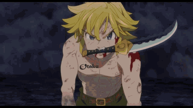 Otaku Meliodas Versus Otaku Meliodasversus Knife Discover And Share S