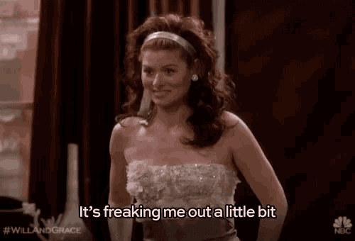 Debra Messing Grace Adler Debramessing Graceadler Freakingout Discover And Share S