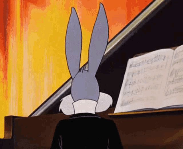 Loony Tunes Bugs Bunny Loonytunes Bugsbunny Piano Discover And Share S