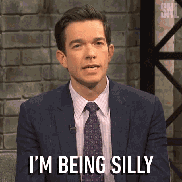 Im Being Silly John Mulaney Imbeingsilly Johnmulaney Saturdaynightlive Discover And Share S