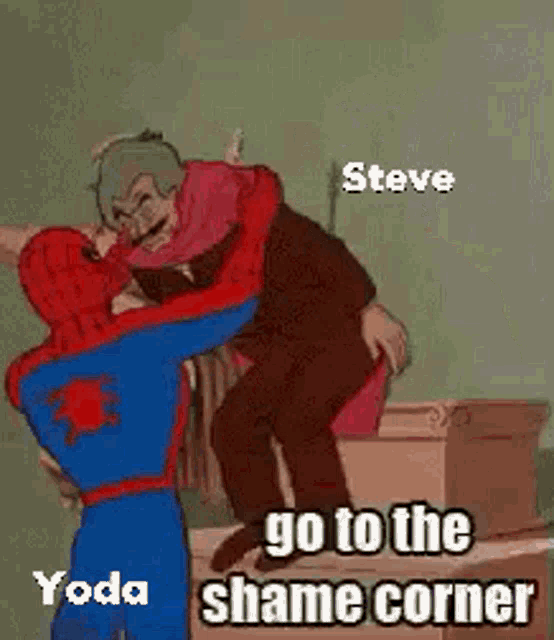 King Yoda Shame Corner Kingyoda Shamecorner Steve Discover And Share S