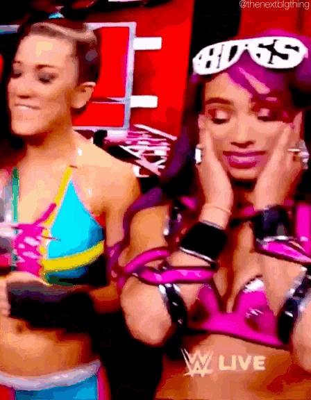 Sasha Banks Embarrased Sashabanks Embarrased Facepalm Discover And Share S